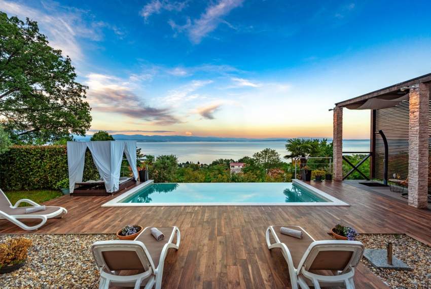 Opatija Riviera Istrien Villa Mit Pool Am Meer